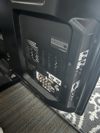 Panasonic Viera Tv Back